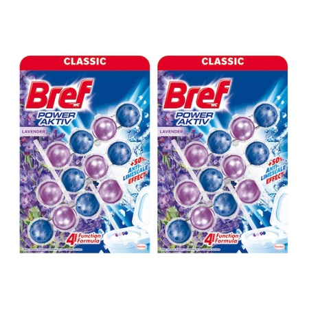 2 db Bref Power Aktiv Lavender WC-frissítő csomag, 3x50 g - eMAG.hu