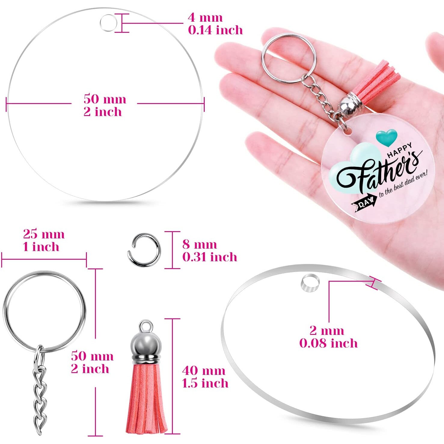 Set brelocuri din vinil, 120 de piese, Pentru bricolaj si fabricarea ...