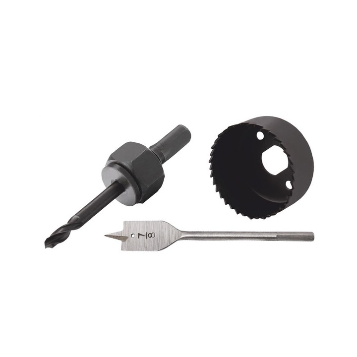 Freza pentru rigips cu burghiu, 3 buc. / set - eMAG.ro