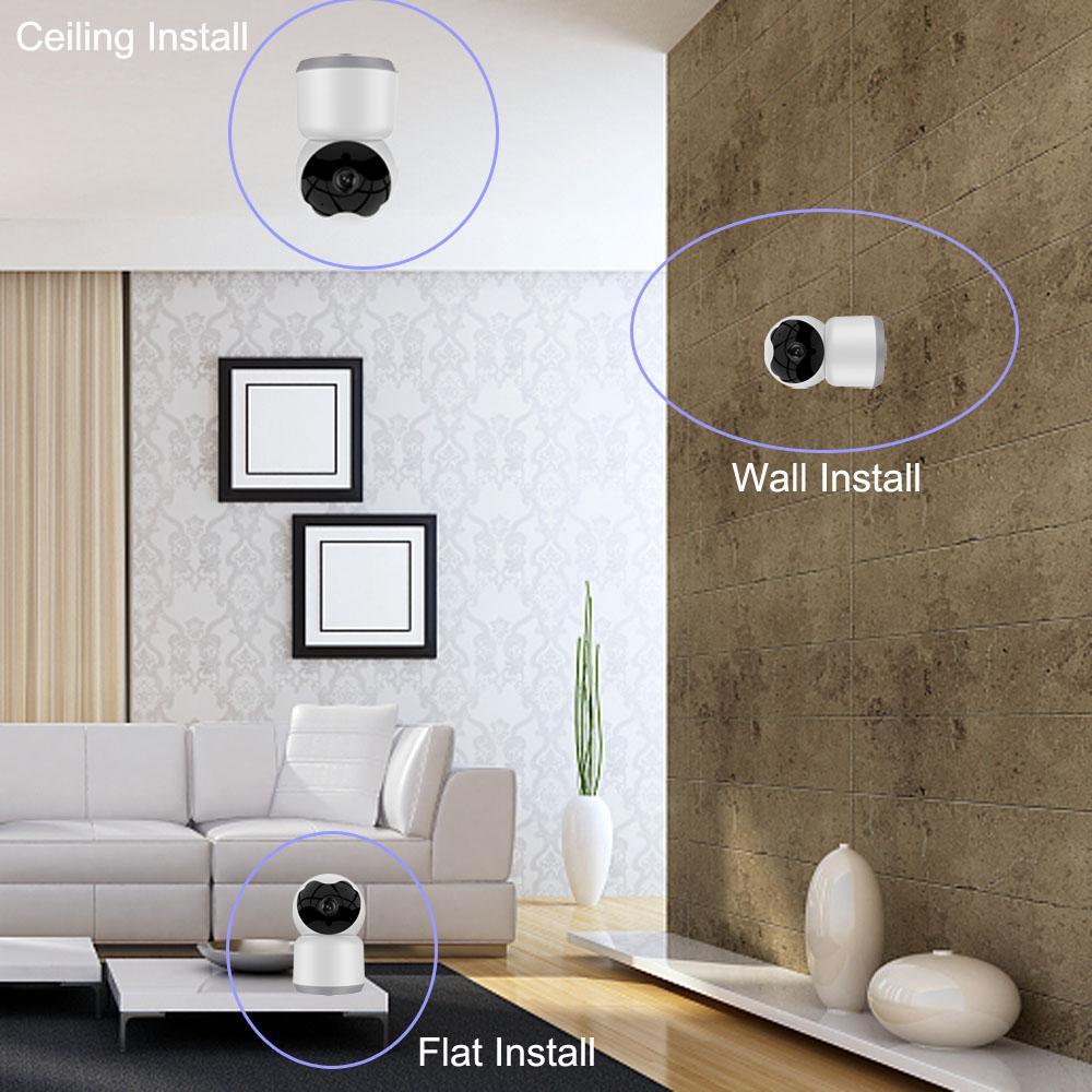 Вътрешна камера 2MP мини wirelees IP автоматично проследяване 1080p ...