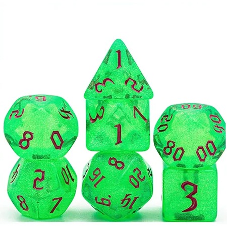 Set 7 Zaruri D&D, Fel-Infused Green - eMAG.ro