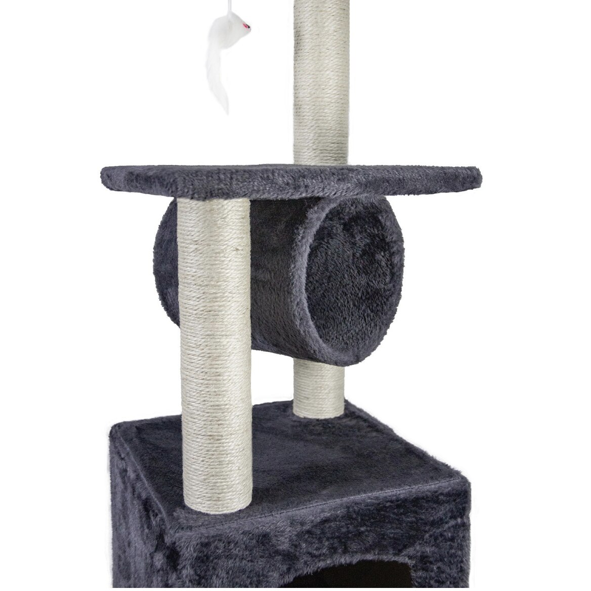 Ansamblu de joaca pentru pisici 93 cm, copac, 5 Platforme de Observatie ...