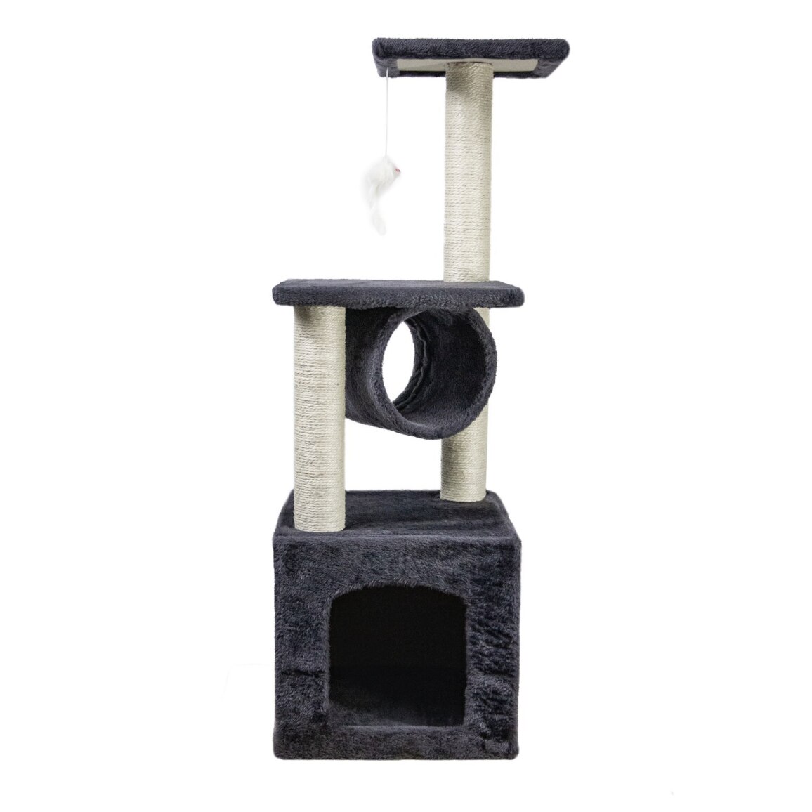 Ansamblu de joaca pentru pisici 93 cm, copac, 5 Platforme de Observatie ...