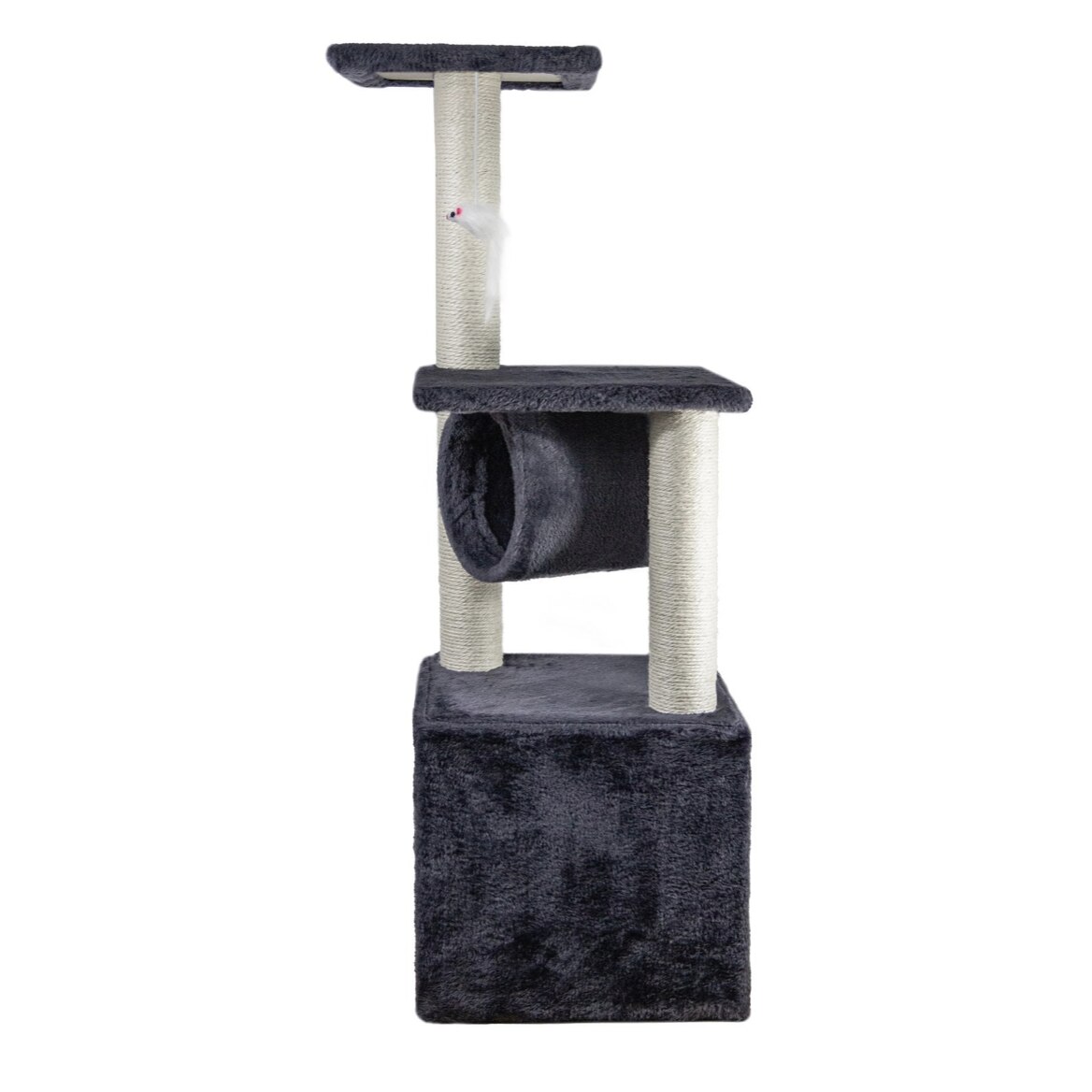 Ansamblu de joaca pentru pisici 93 cm, copac, 5 Platforme de Observatie ...