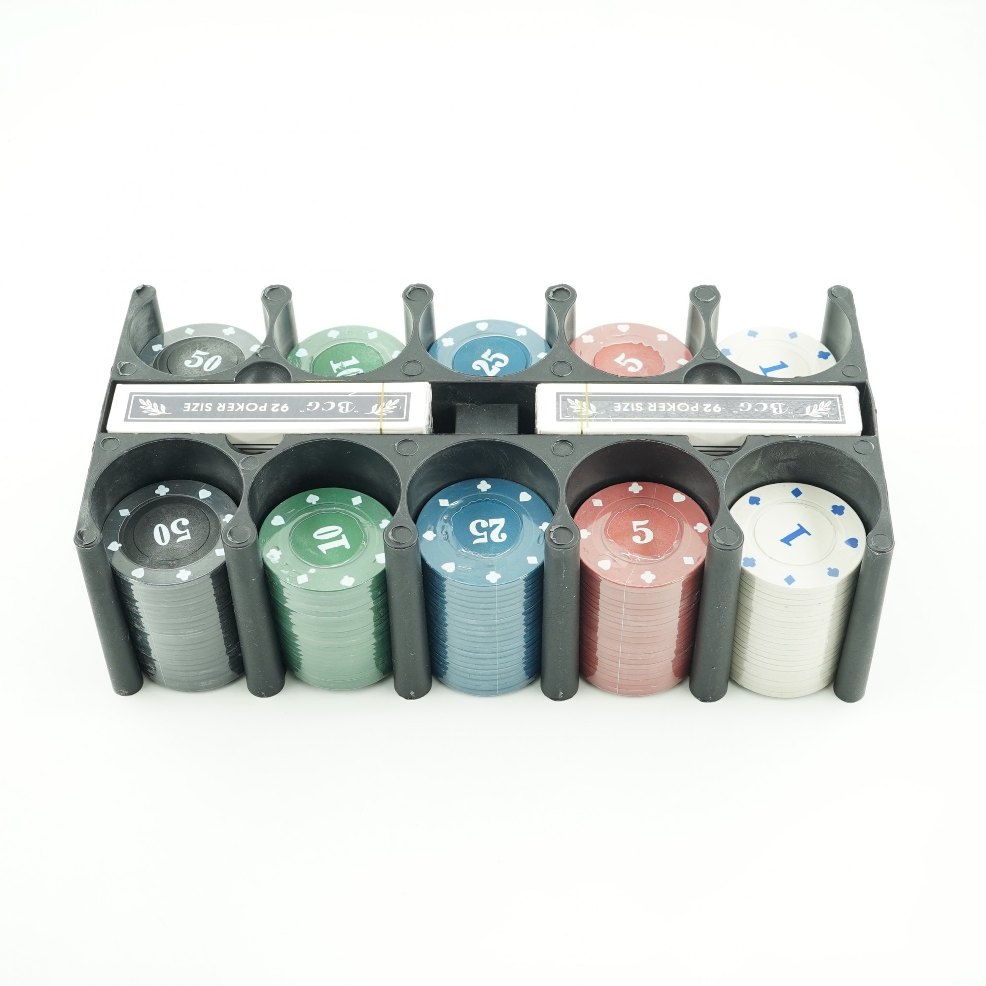 Set de Poker Complex cu 200 de jetoane Flippy, Include 2 seturi de ...