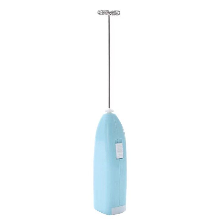 Aparat spumat lapte, Sunmostar, Plastic, Albastru - eMAG.ro