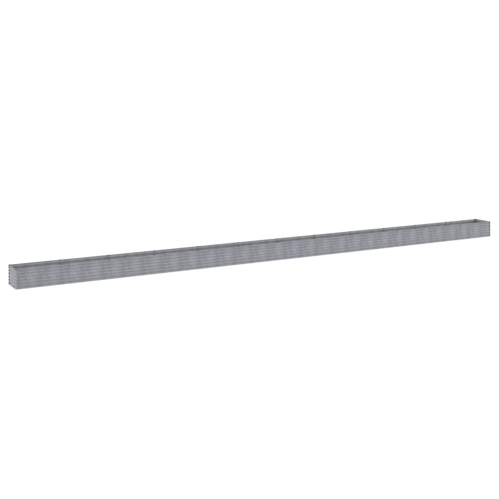 Strat inaltat de gradina vidaXL, 1152x50x36 cm, otel corten, 27.3 Kg ...