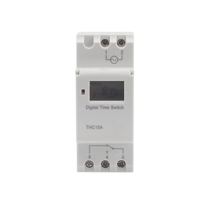Comutator temporizator programabil LCD montat pe panou, Sunmostar, 15A ...
