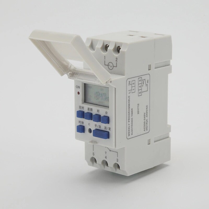Comutator temporizator programabil LCD montat pe panou, Sunmostar, 15A ...