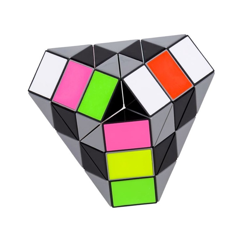 Jucarie Cub Puzzle forma Triunghi, Multicolor, ATU-089280 - eMAG.ro