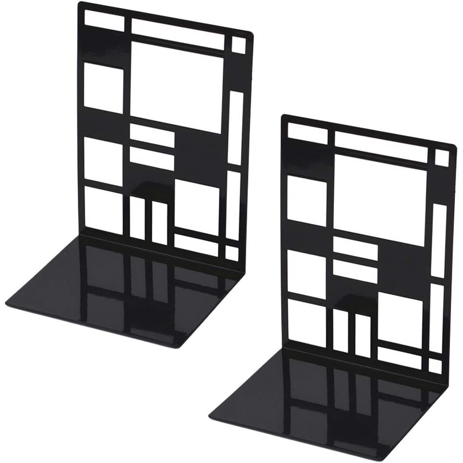 Set Suport pentru carti, Sunmostar, Fier, 165 x 120 x 100mm, Negru ...
