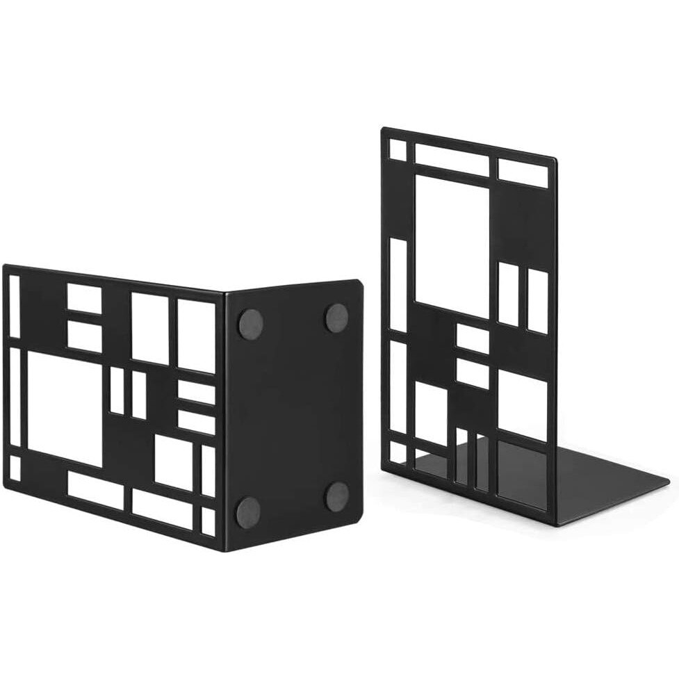 Set Suport pentru carti, Sunmostar, Fier, 165 x 120 x 100mm, Negru ...