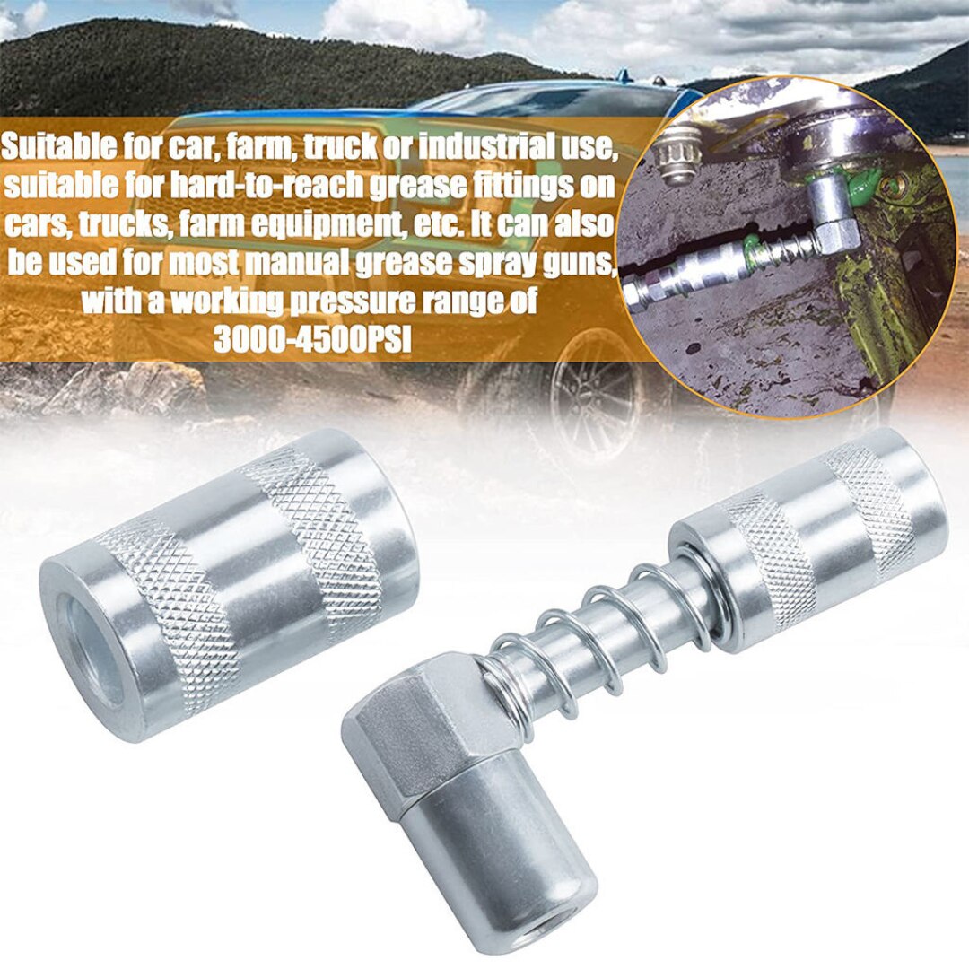 Adaptor pentru gresare cu cot 90°, pentru pistol de gresat ...