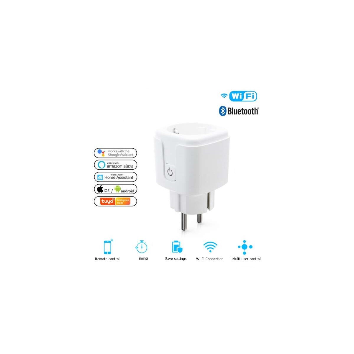 Priza inteligenta cu control Wifi 16A - eMAG.ro