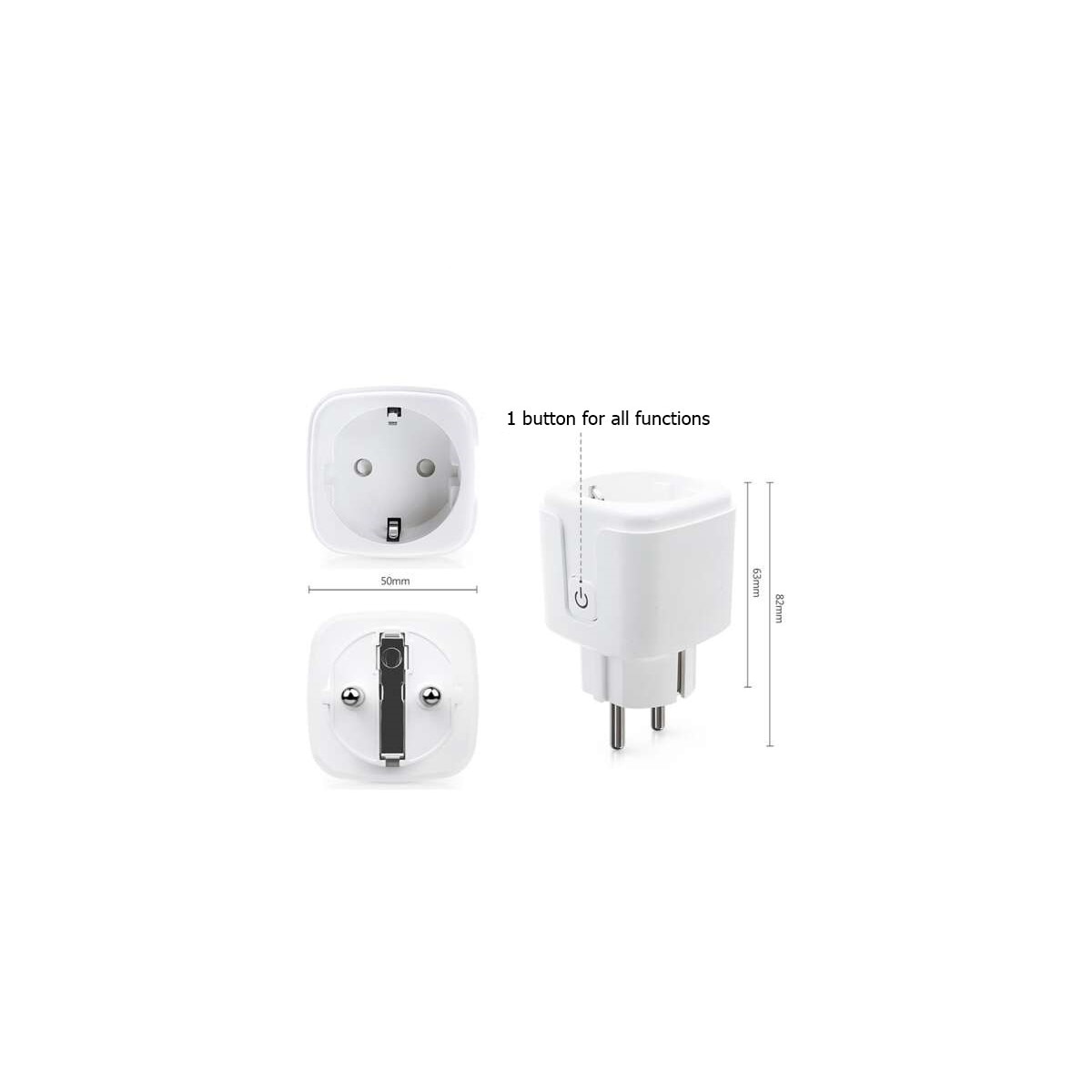 Priza inteligenta cu control Wifi 16A - eMAG.ro