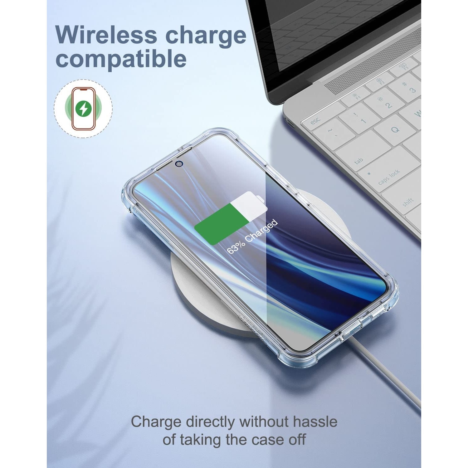 Husa pentru Samsung Galaxy S24, 360 protector de ecran incorporat ...