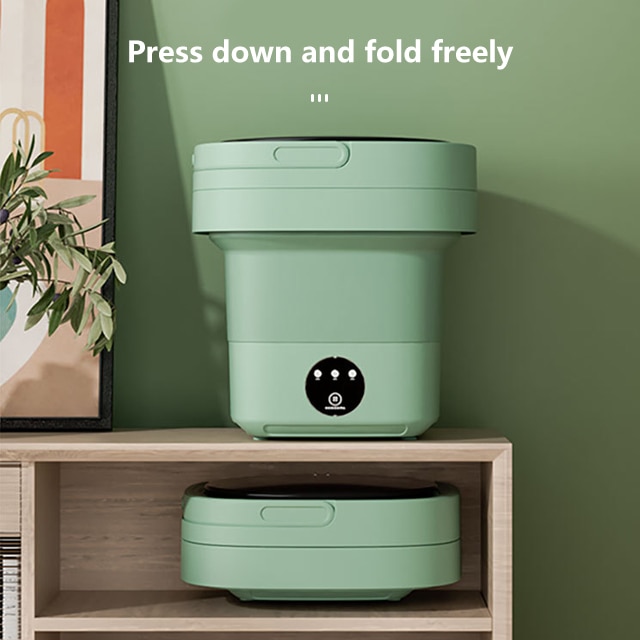 Mini mosógép, Tebnaild, Hordozható, 6,5l, Zöld - eMAG.hu