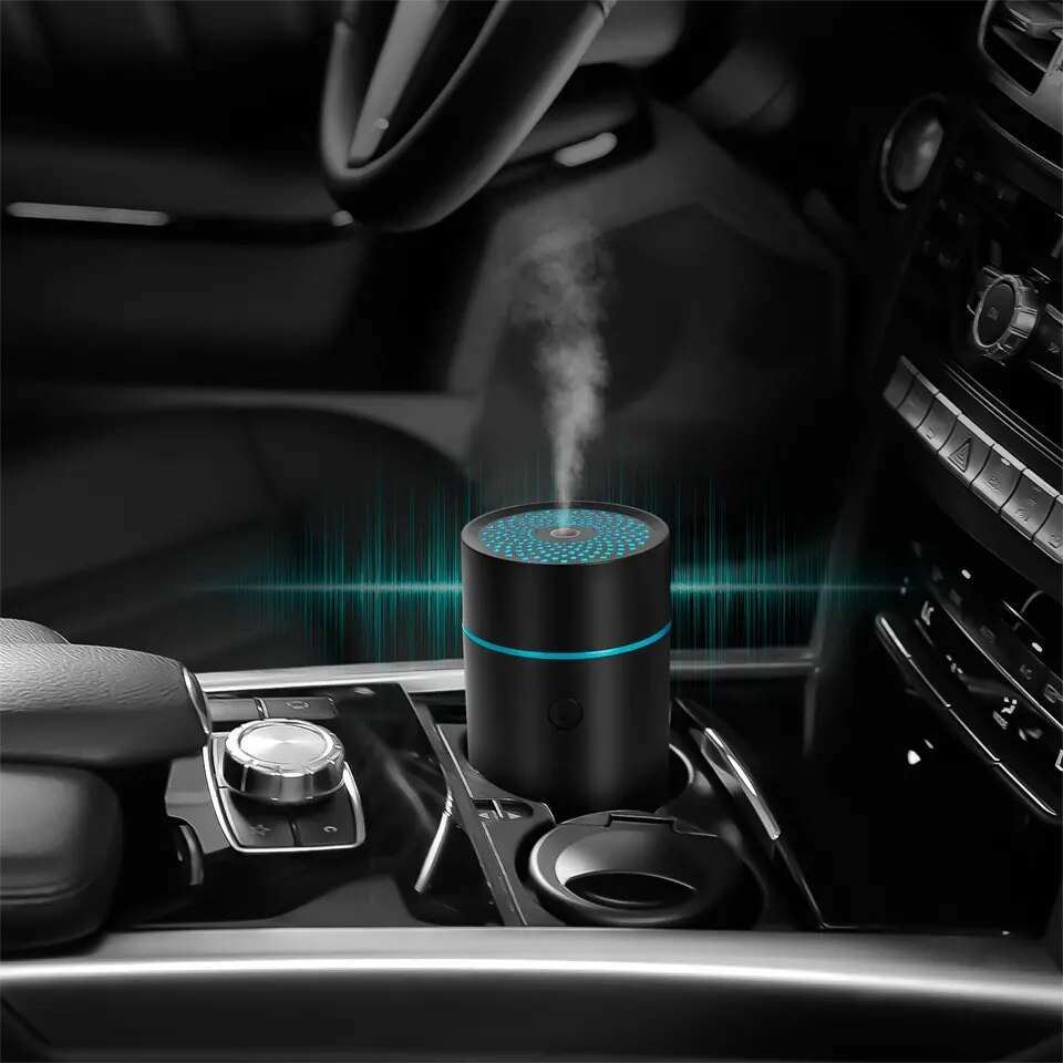 Difuzor de aromaterapie auto portabil, electronic, 80 ml - eMAG.ro