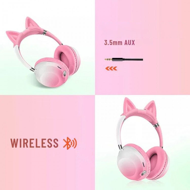 Casti audio wireless, microfon, BT, EM85, roz - eMAG.ro