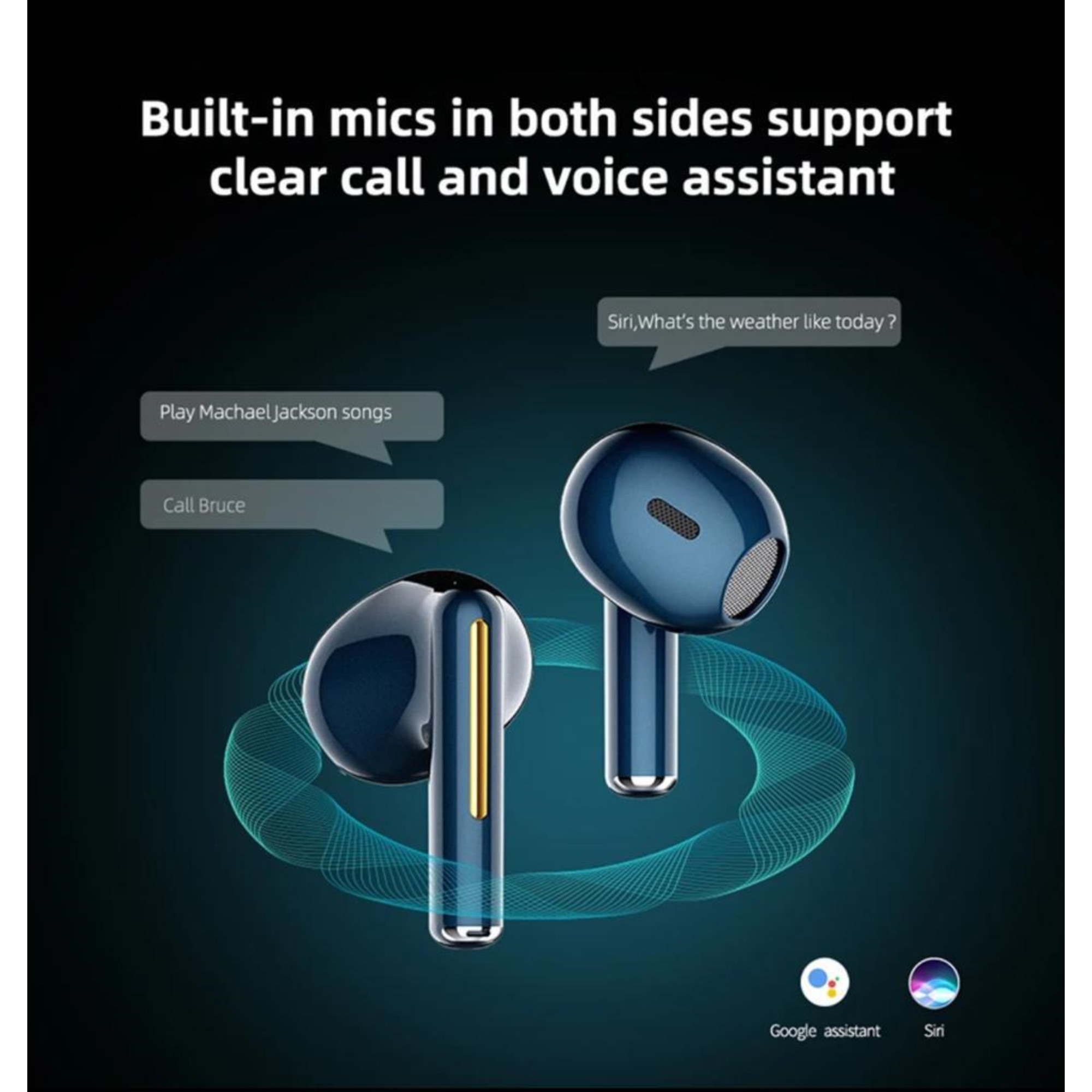 Casti Wireless H6 TWS Mini Earbuds, Bluetooth, in ear, sport, cu ...