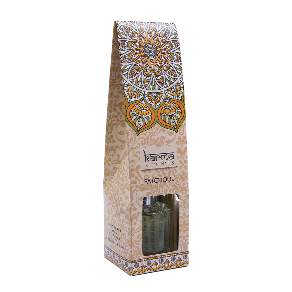 Szobafrissítő Karma aromaterápiás pálcikákkal 50 ml - Pacsuli - eMAG.hu