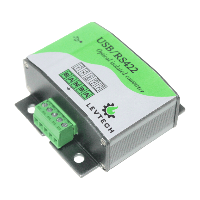 USB-RS422 Átalakító - Levtech - 1 Port, Galvanikus Szigetelés - Szürke - eMAG.hu