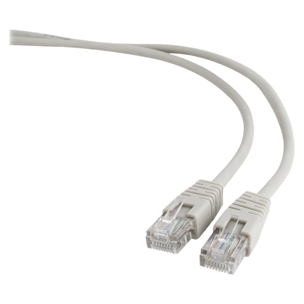 Cablu UTP Cat 5e Retea, Gri, 20m lungime, cu mufa conector RJ45 - eMAG.ro