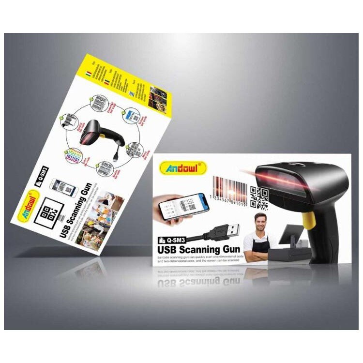 Cititor coduri de bare 2D, USB, SM3 - eMAG.ro