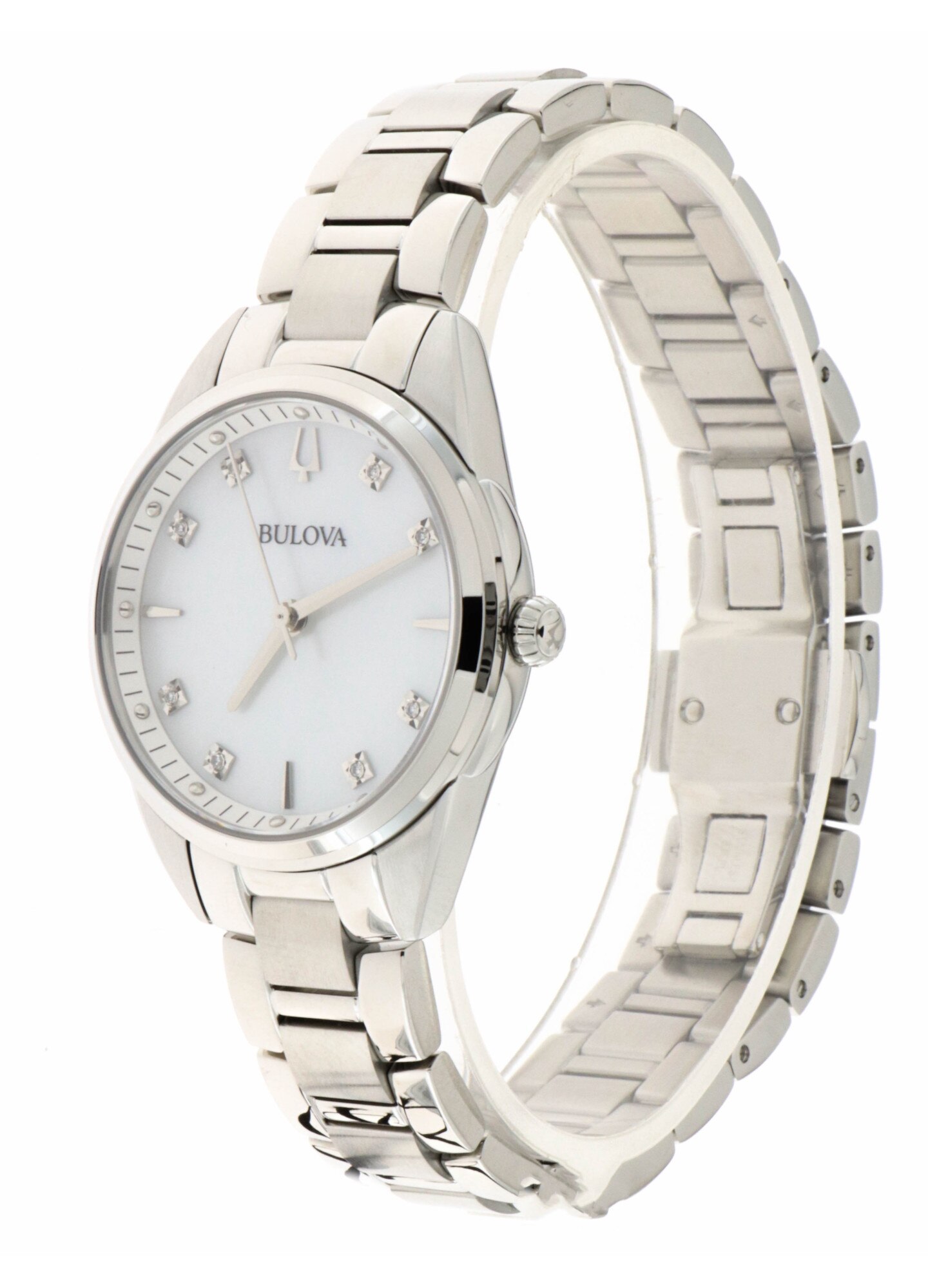 Ceas dama Sutton Lady, Bulova, Otel, Argintiu - eMAG.ro
