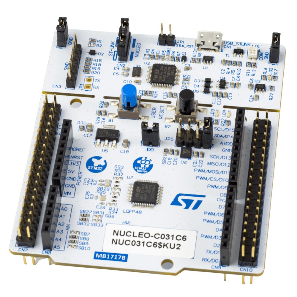 Placa dezvoltare Nucleo-C031C6, 48MHz, ARM Cortex-M0+ - eMAG.ro