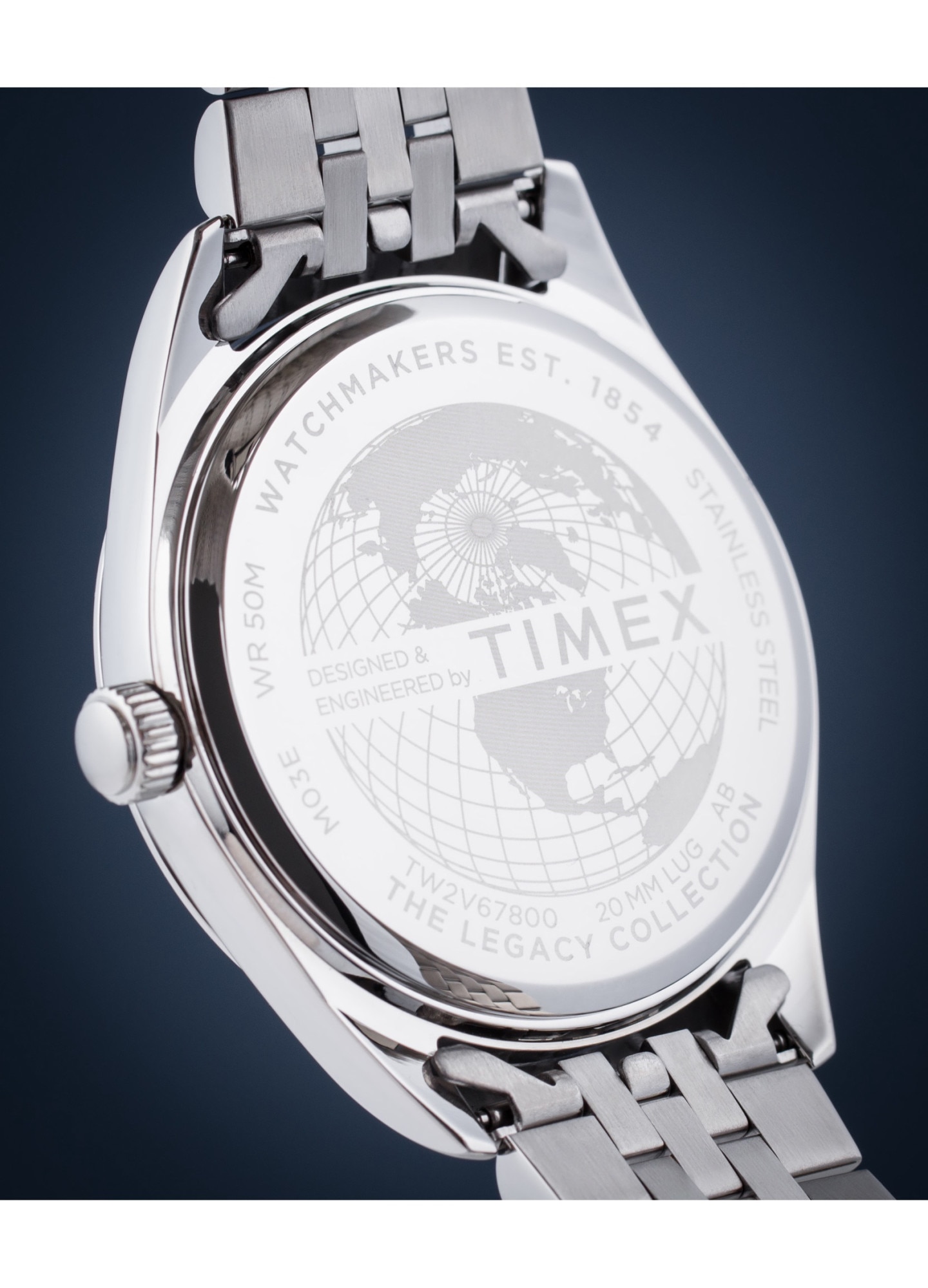 Ceas barbati Trend Legacy, Timex, Inox, Argintiu, 41mm - eMAG.ro