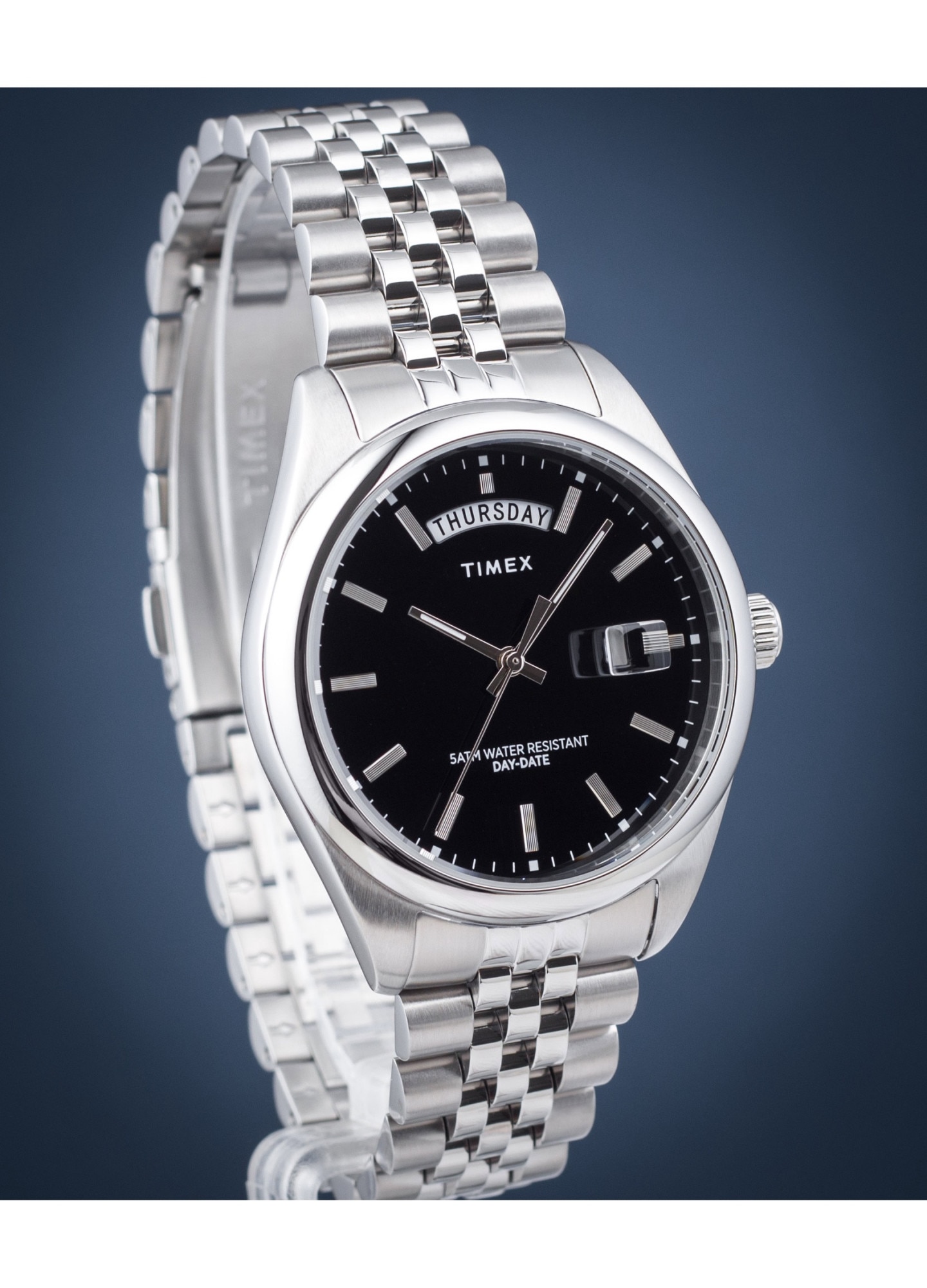 Ceas barbati Trend Legacy, Timex, Inox, Argintiu, 41mm - eMAG.ro