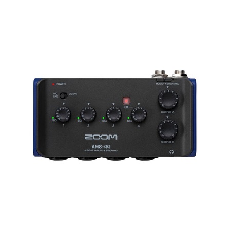 Interfata audio, Zoom, AMS-44, XLR/TRS, USB-C, Negru - eMAG.ro