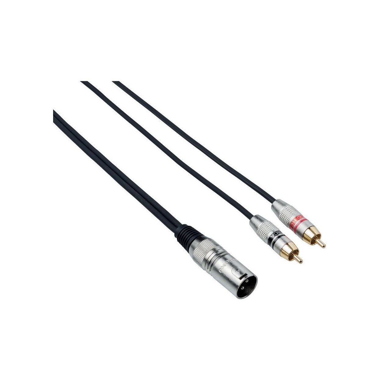 Cablu audio, Bespeco, 1.5 m, RCA, Negru - eMAG.ro
