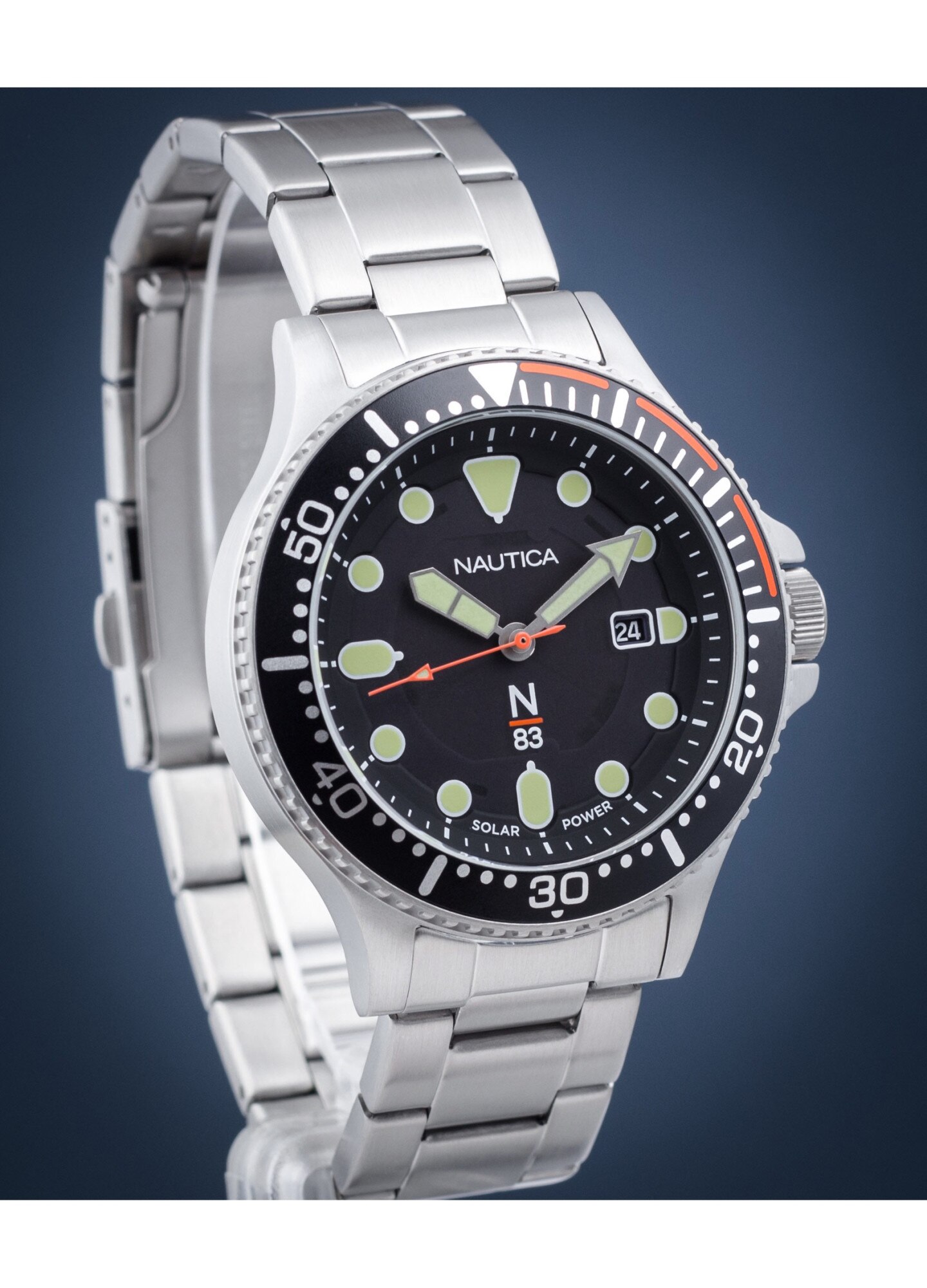 Ceas barbati, Nautica, Afisare data, Curea rezerva inclusa, Inox ...