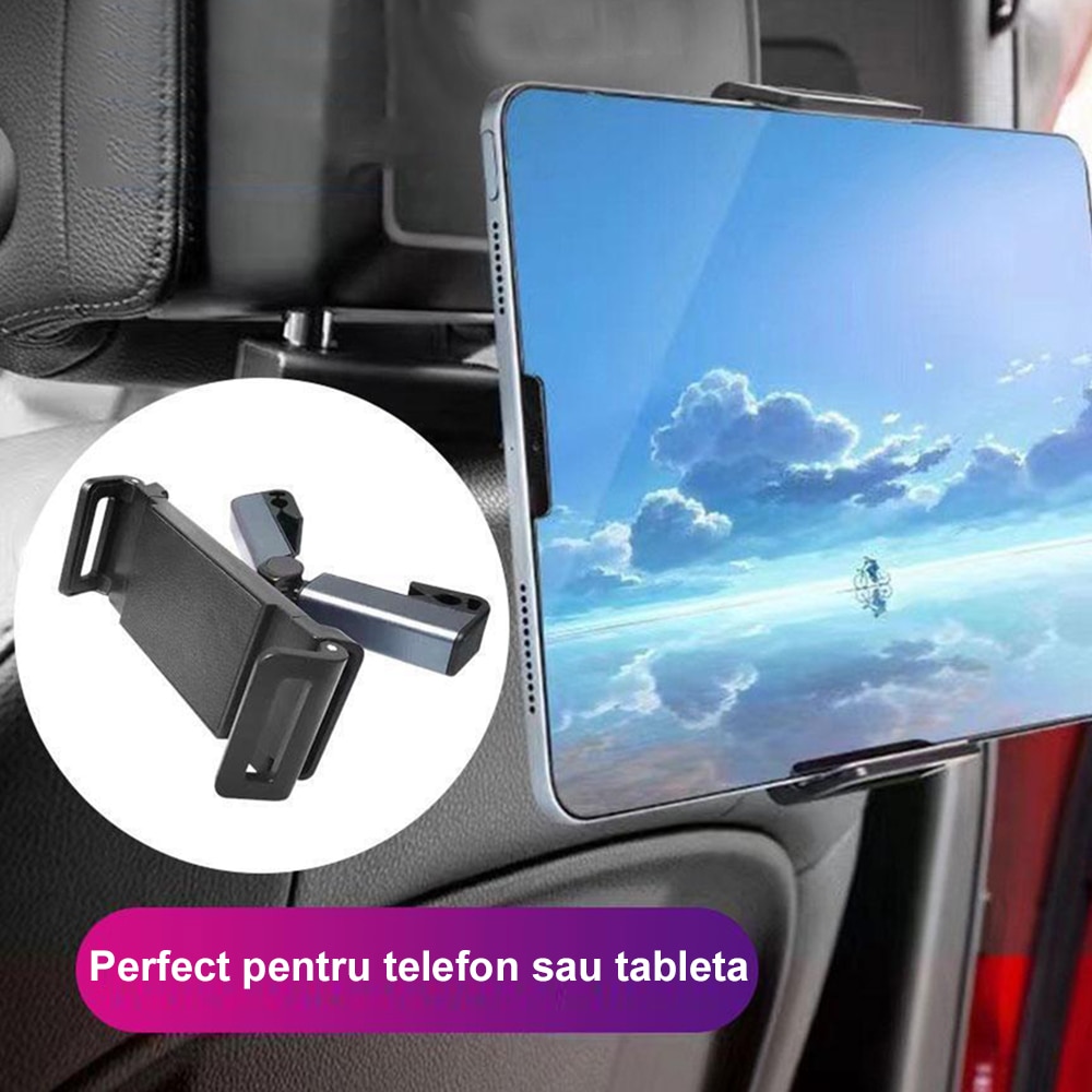 Suport Auto SIKS Pentru Telefon Sau Tableta Cu Prindere In Tetiera ...
