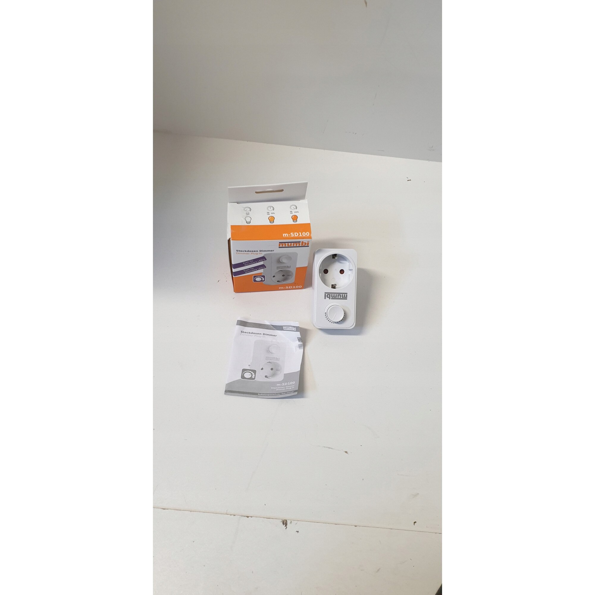 Priza cu variator de tensiune, Mumbi, Alb - eMAG.ro