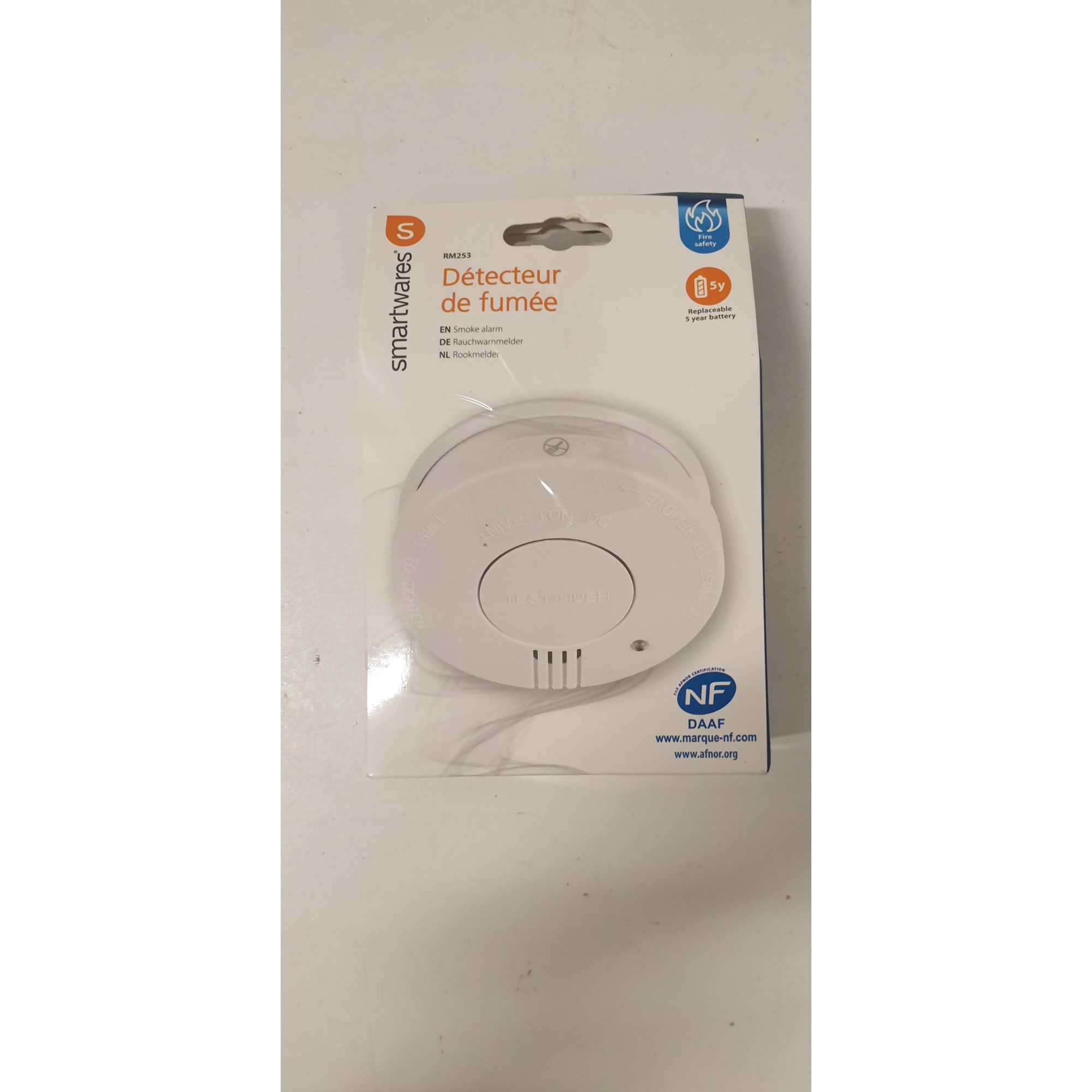 Detector de fum, Smartwares, Alb - eMAG.ro