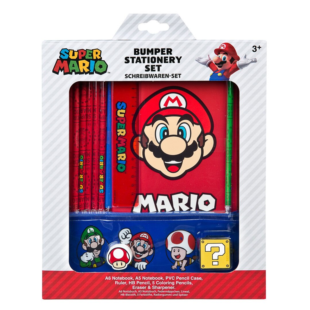 Set rechizite scolare Super Mario, Undercover, Multicolor - eMAG.ro