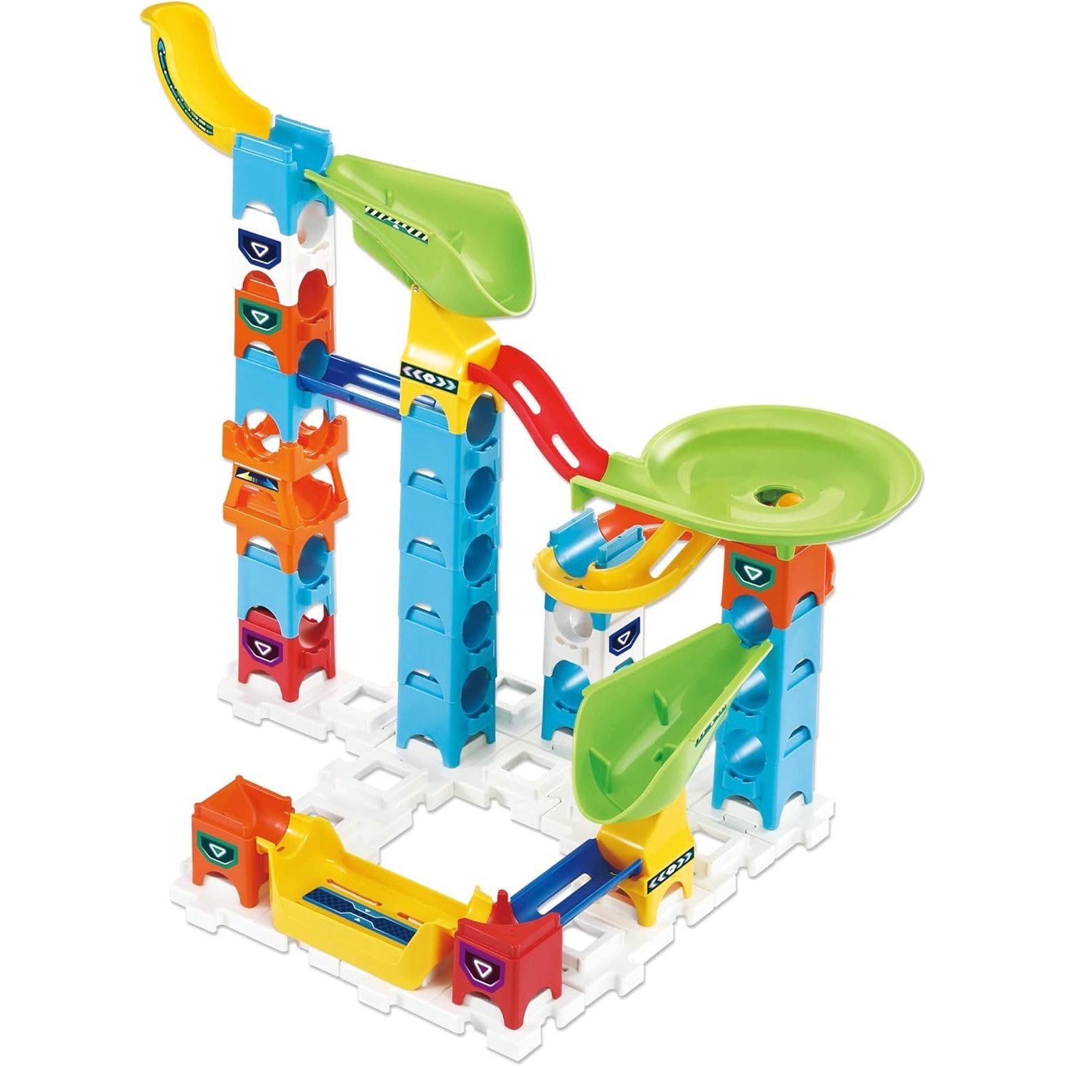 Set de joaca, Vtech, Marble Rush, Pista dubla coborare, 47 piese - eMAG.ro