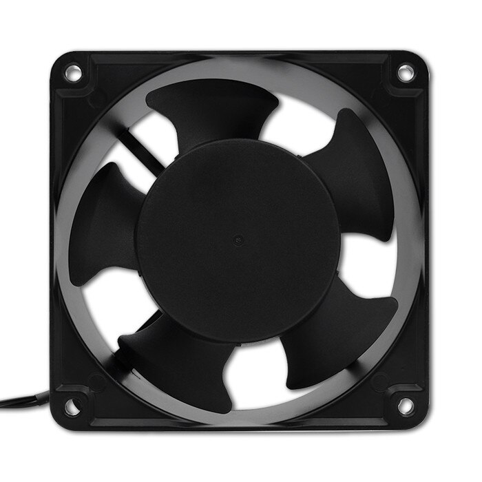 Ventilator Rack 19'', Qoltec, 230V, 120x120x38, Negru - eMAG.ro