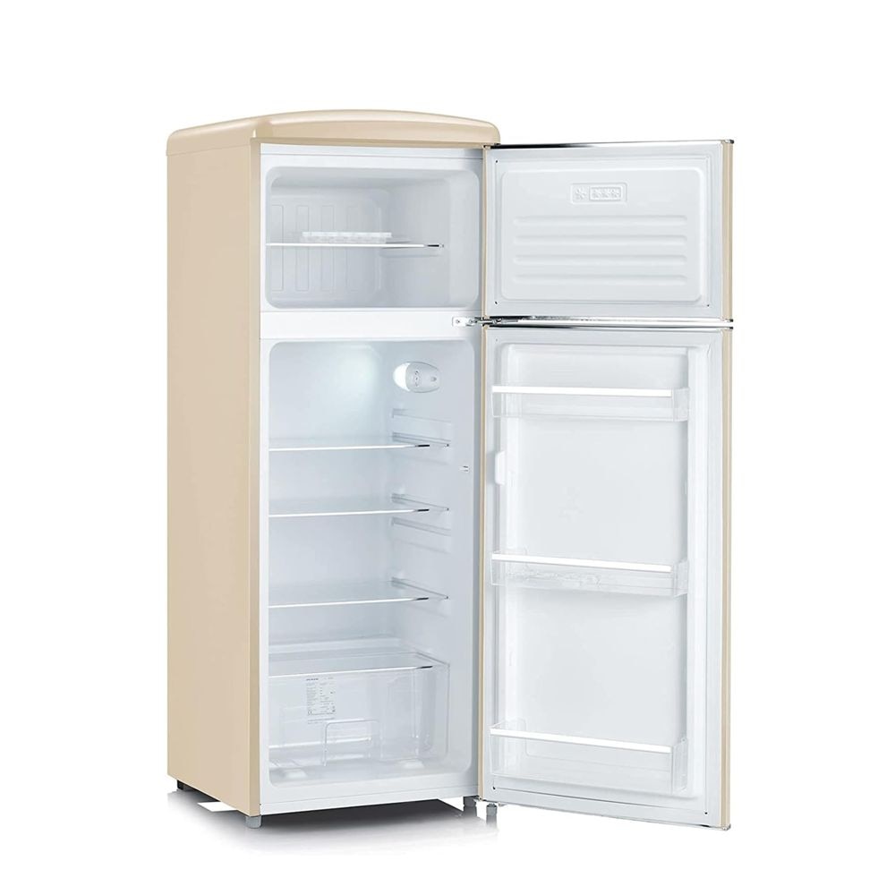 Frigider Retro Severin, H 144 cm, volum 206 litri, congelator 44 litri ...