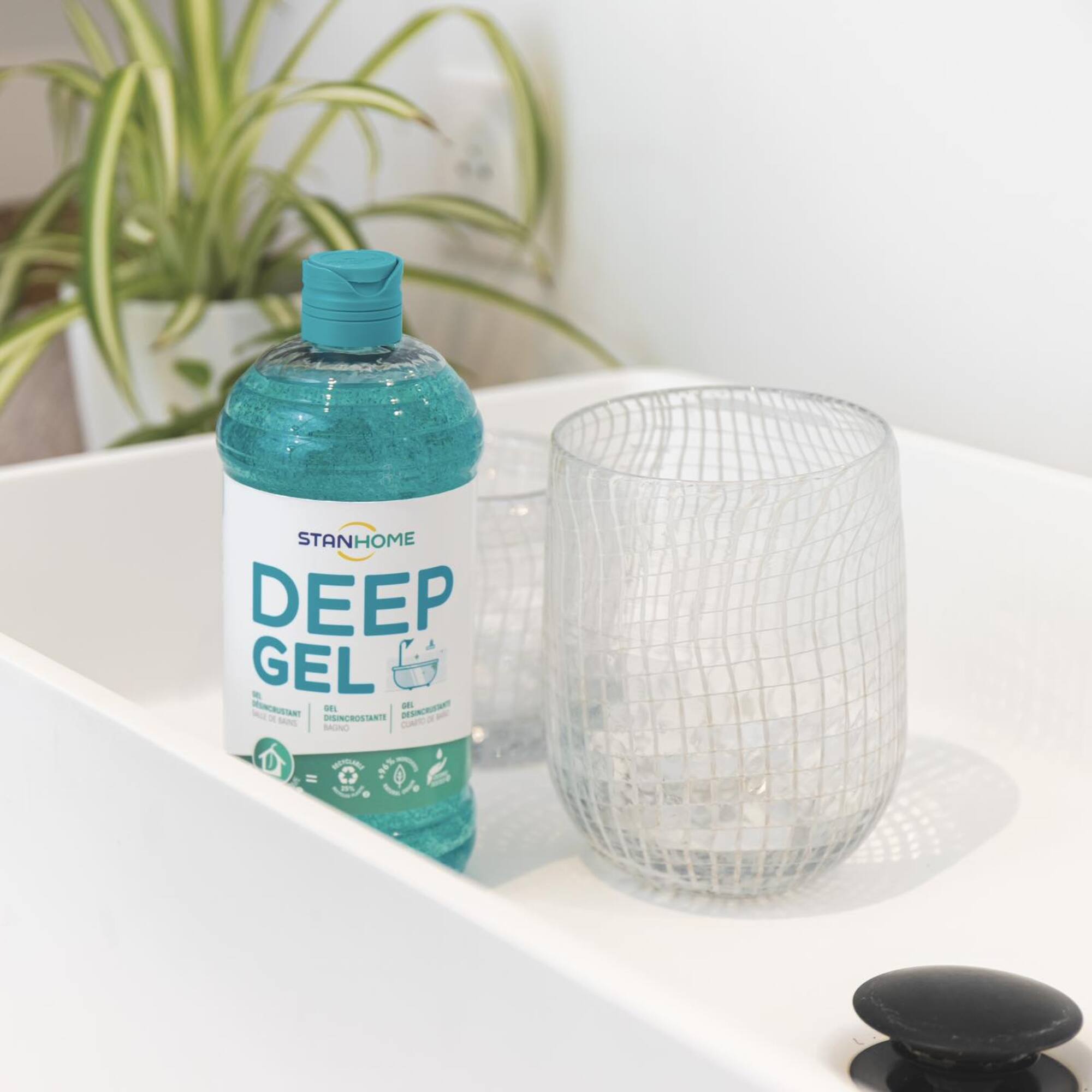 Solutie curatenie baie, cu particule, Deep Gel, 750 ML, Stanhome - eMAG.ro