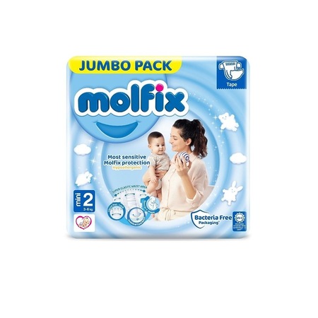 Пелени Molfix размер 2,3-6 кг, 64 броя - eMAG.bg