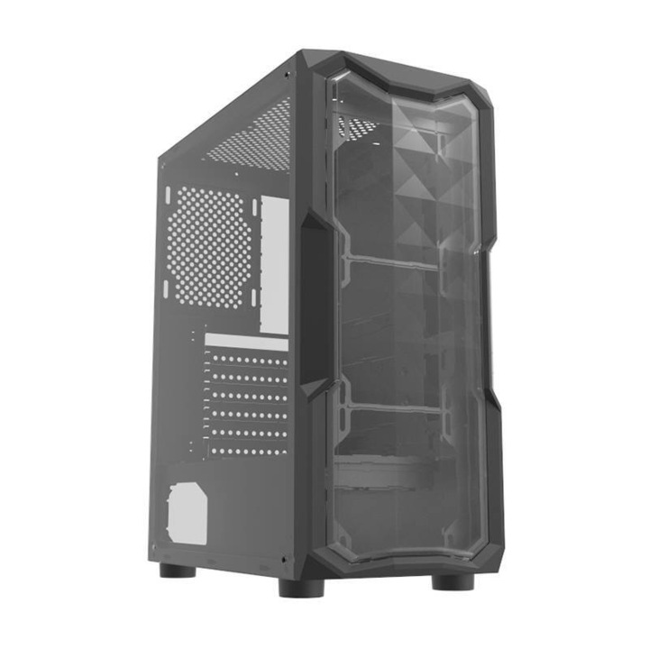 Carcasa PC darkFlash Aquarius Acrylic Middle Tower Format ATX Negru ...
