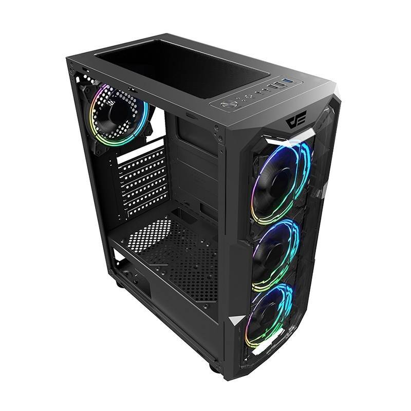 Carcasa pentru computer darkFlash Aquarius Acrylic, Middle Tower, ATX ...