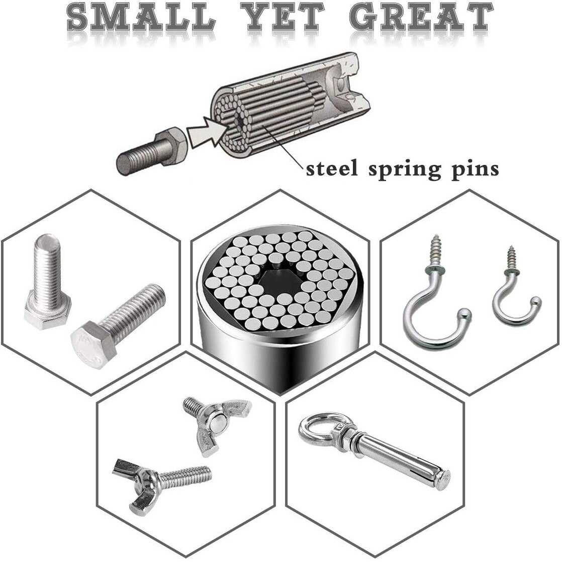 Set 2 chei tubulare universale si 2 adaptoare, Mmgoqqt, 7-19 mm ...