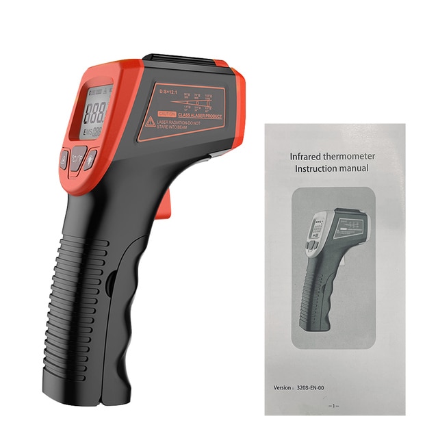 Termometru digital cu laser, Sunmostar, LCD, Negru - eMAG.ro