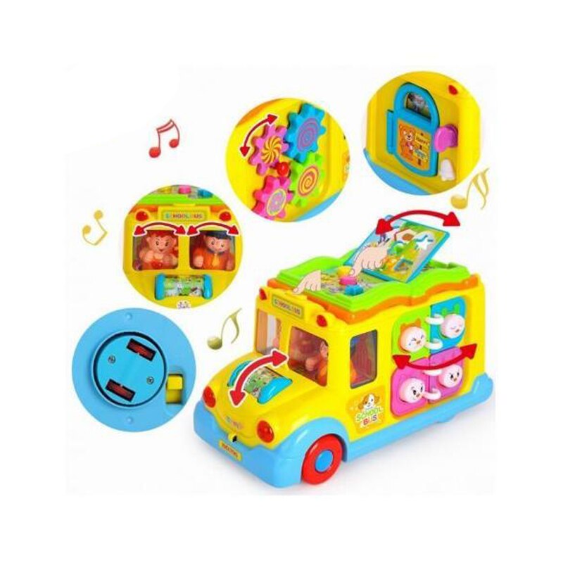 Autobuz scolar interactiv, PROCART, sunete si lumini, imagini ...