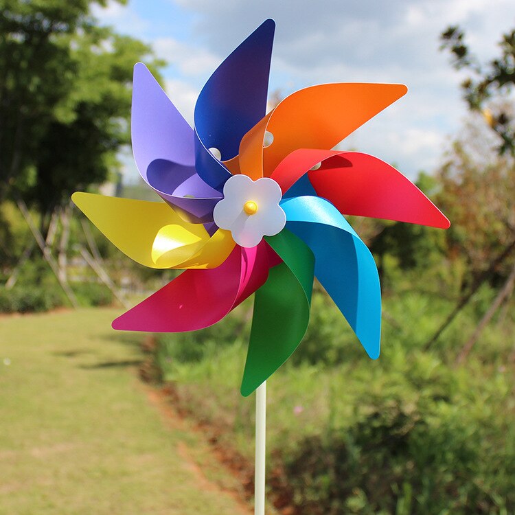 Set 3 mori de vant de gradina, Sunmostar, Plastic, 16cm, Multicolor - eMAG.ro